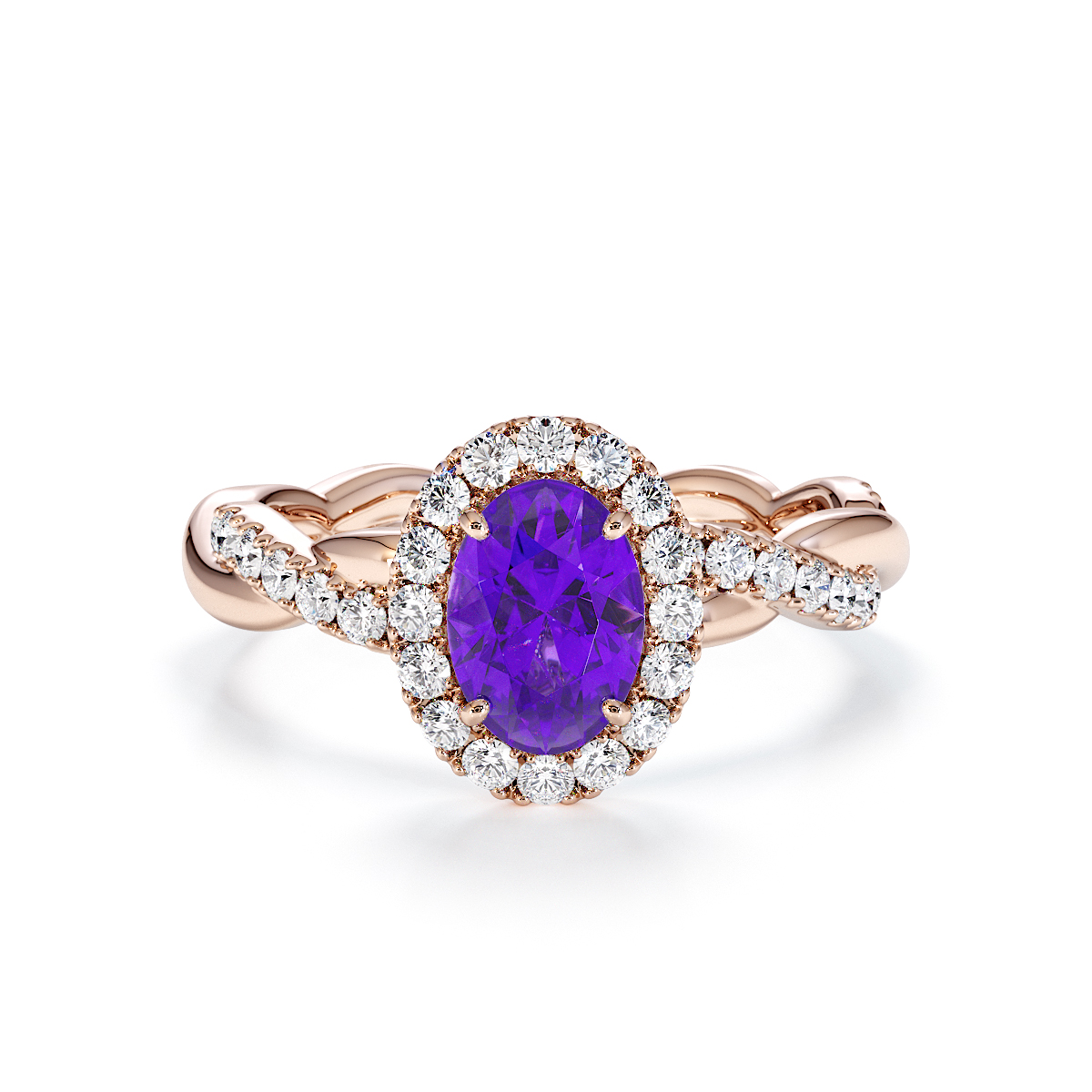 Amethyst Engagement Rings - AG & SONS